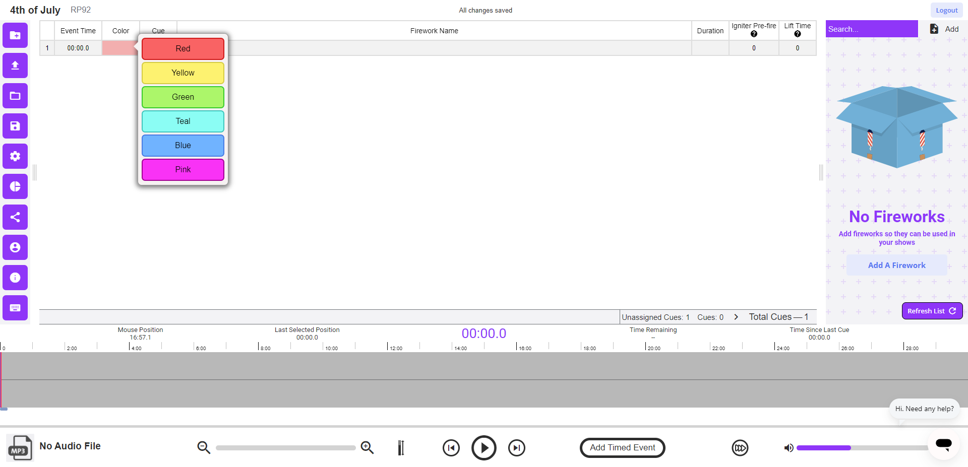 How to Create a Show in Show Designer – IGNITE Firing Systems